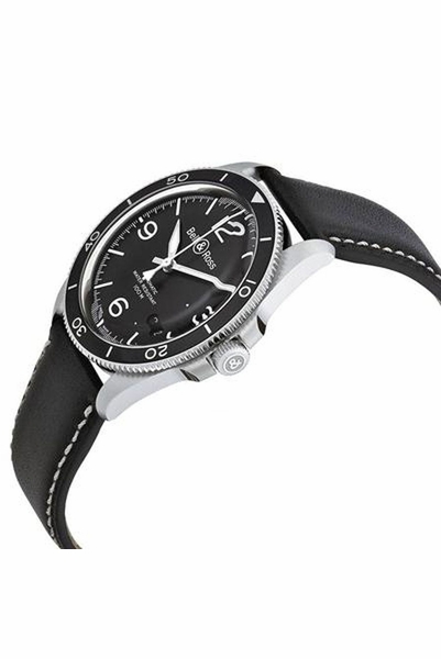 BRV292-BL-ST/SCA Bell & Ross Vintage Black Steel Men's Watch
