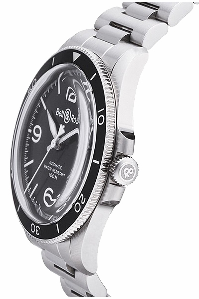 Bell & Ross Vintage Black Steel BRV292-BL-ST/SST Sale