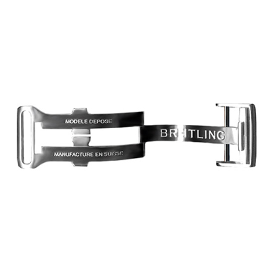 Breitling 20mm Steel Deployment Buckle - AuthenticWatches.com