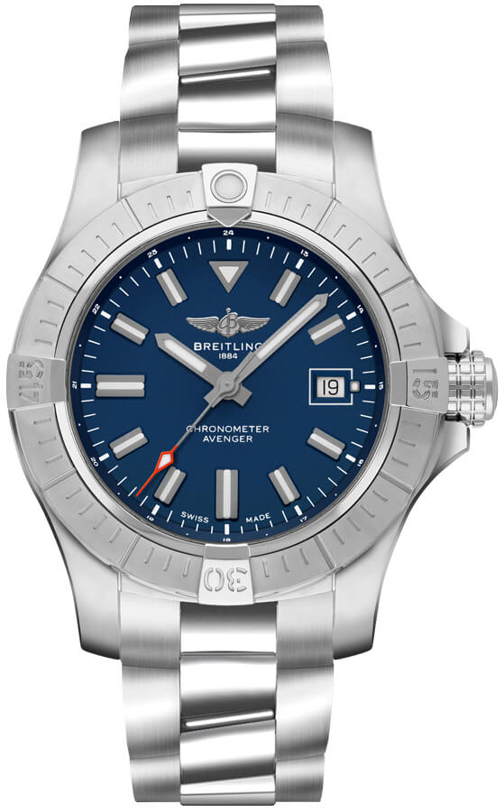 A17318101C1A1 Breitling Avenger Automatic 43 Blue Dial Steel Men's Watch
