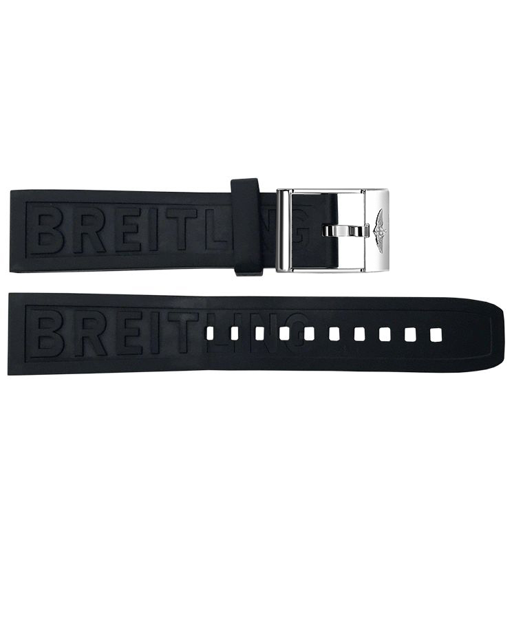 Breitling Black Rubber Strap 150S - 20/18MM