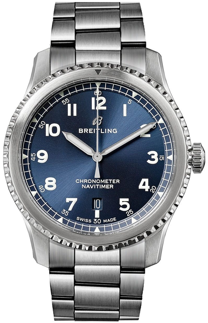 A17314101C1A1 Breitling Navitimer 8 Blue Dial Automatic 41 Men's Watch