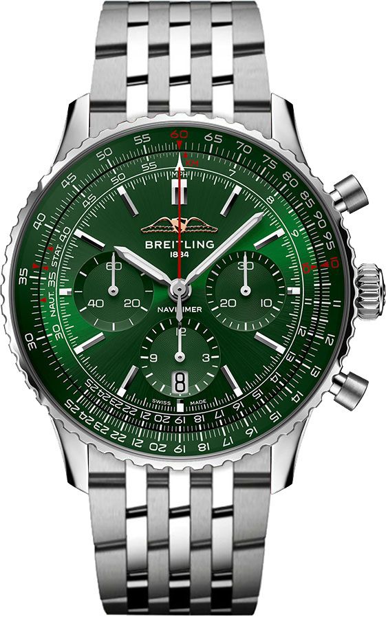 Buy Breitling Navitimer B01 Chronograph 43 AB01382B1L1A1 | Authentic ...