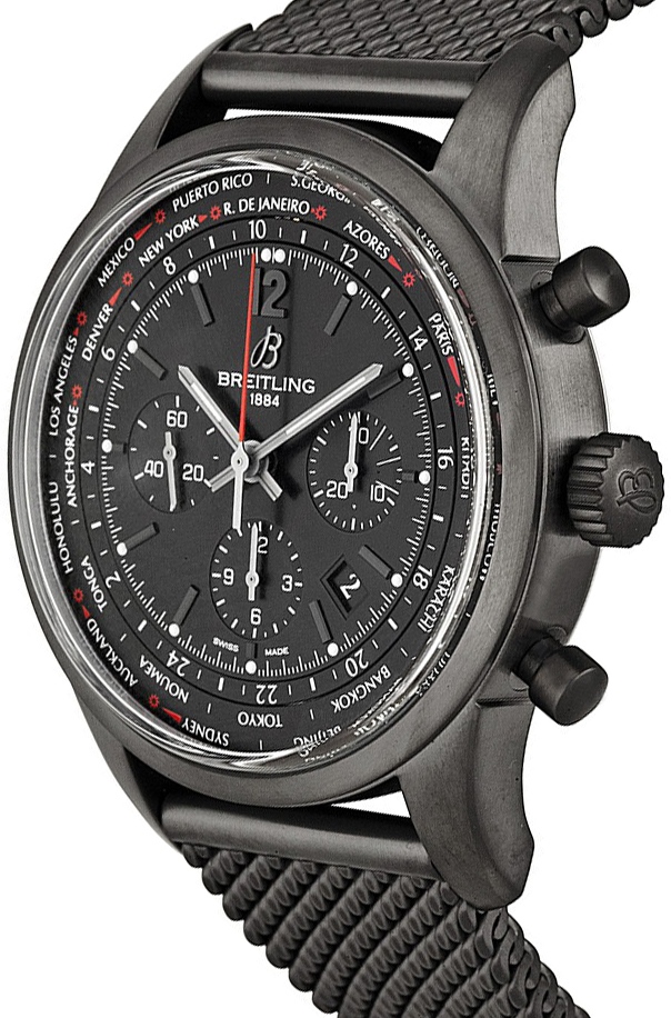 MB0510U6/BC80 Breitling Transocean Chronograph Unitime Pilot MensWatch