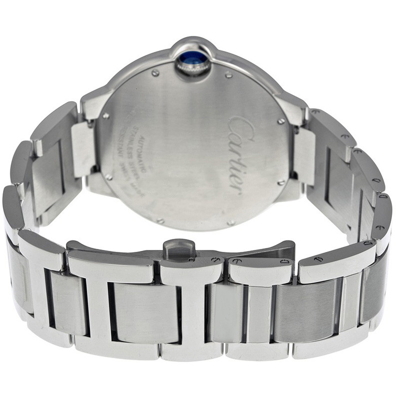 W69012Z4 Cartier Ballon Bleu Steel Automatic Mens Watch