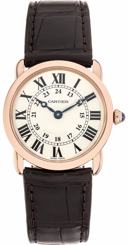 W6800151 Cartier Ronde Rose Gold Small Quartz - AuthenticWatches.com
