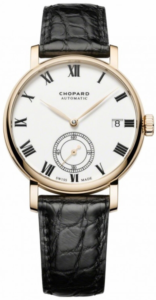 161289-5001 Chopard Classic Manufacture Mens White Automatic Watch ...