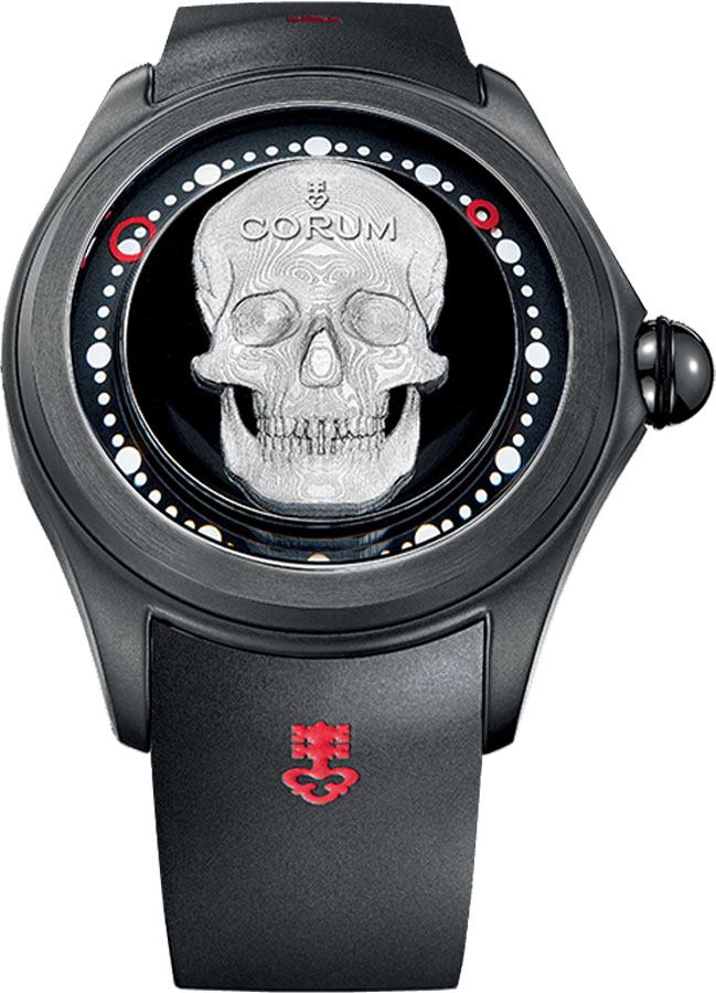 390.101.95/0371 SK01 Corum Big Bubble Magical 52 3D Skull Men's Watch