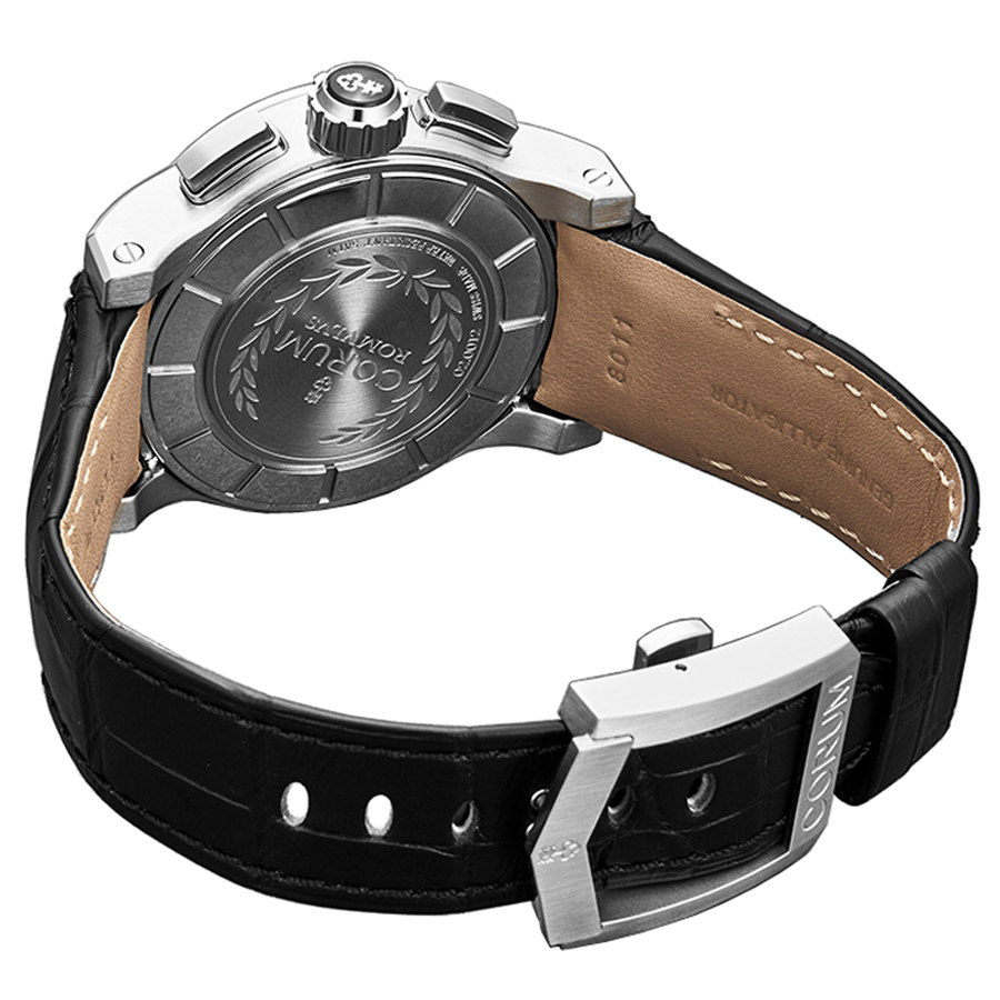 Authentic New R984/03549 Corum Romvlvs Black Dial Men's Watch for Sale ...