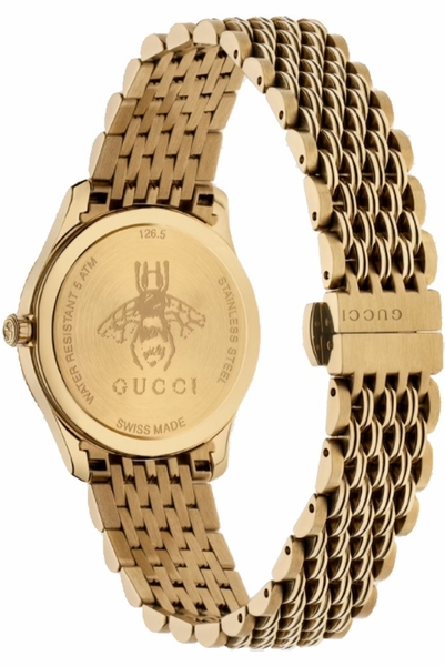 YA1265021 Gucci G-Timeless 29mm Yellow Gold PVD Womens Watch