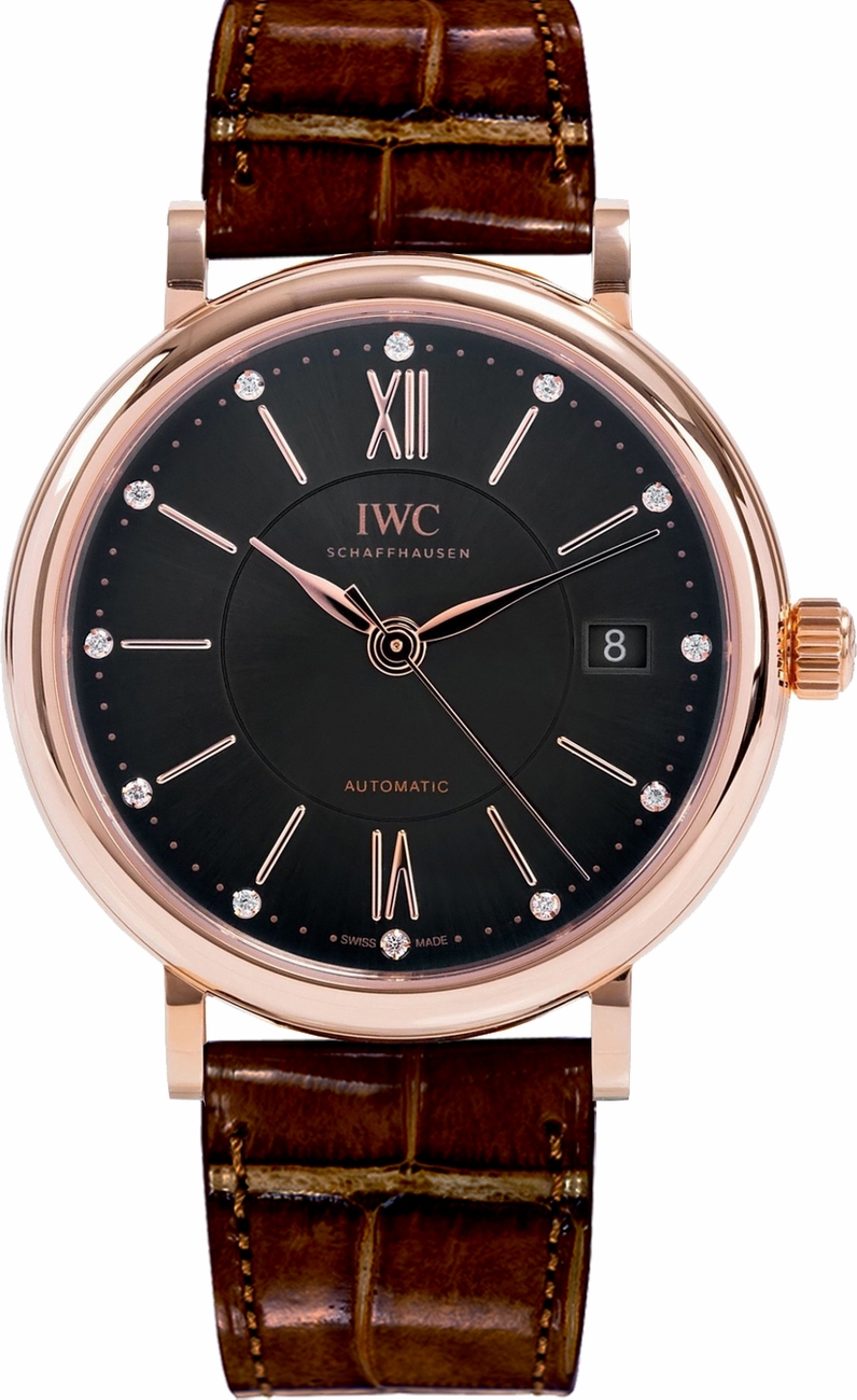 IW458106 IWC Portofino 37mm Automatic Midsize Diamond Watch - BRAND NEW