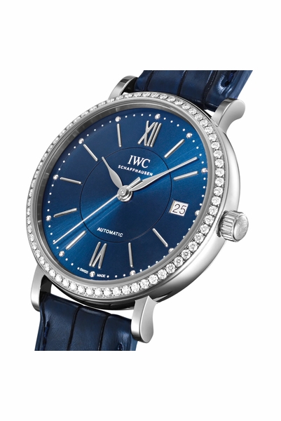 IW458111 IWC Portofino 37mm Automatic Diamond Watch - BRAND NEW