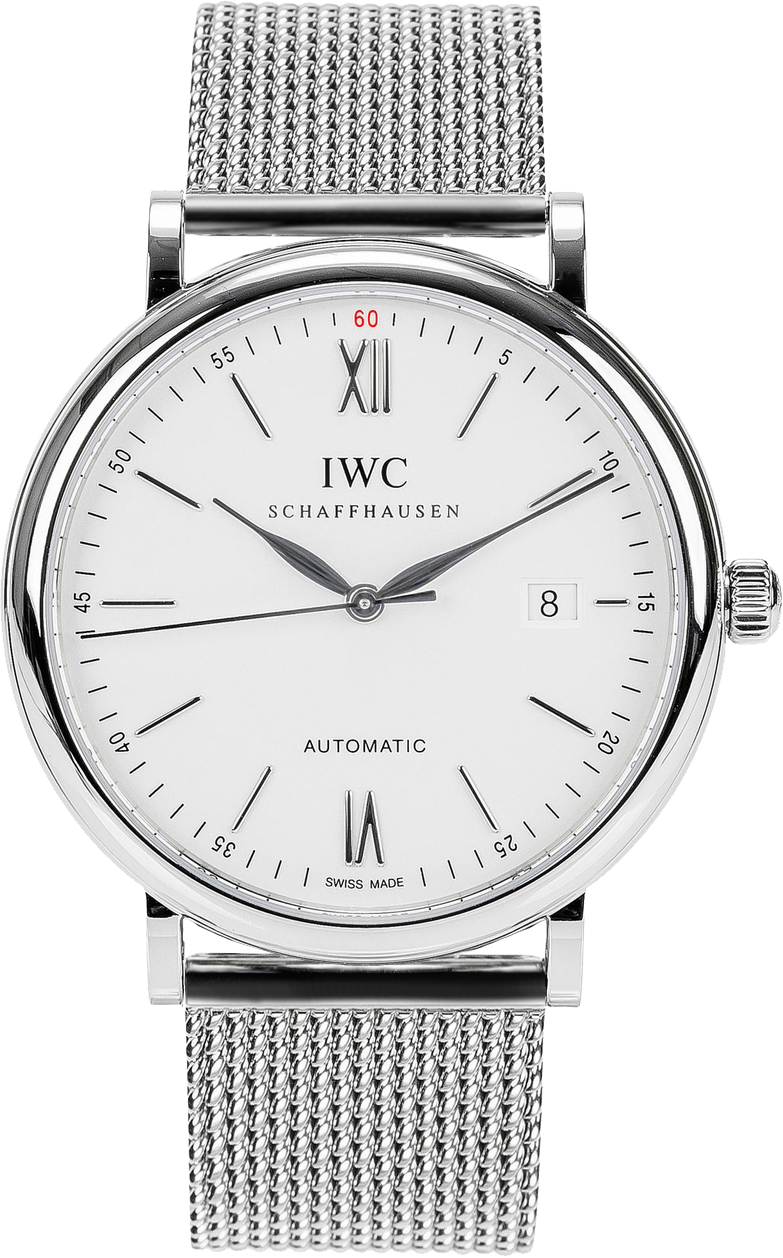 IWC Mens Portofino Watch IW356505 Stainless Steel Case & Bracelet ...