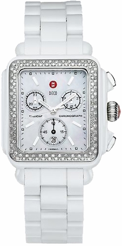 MWW06F000002 Michele Deco Ceramic Chronograph Watches