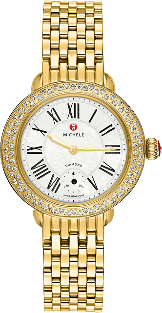 NEW Collection - Serein 12 - Michele MWW21E000013 18K Gold Plated
