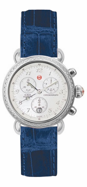 MWW03C000120 Michele CSX-36 Diamond Blue Strap Ladies Watch