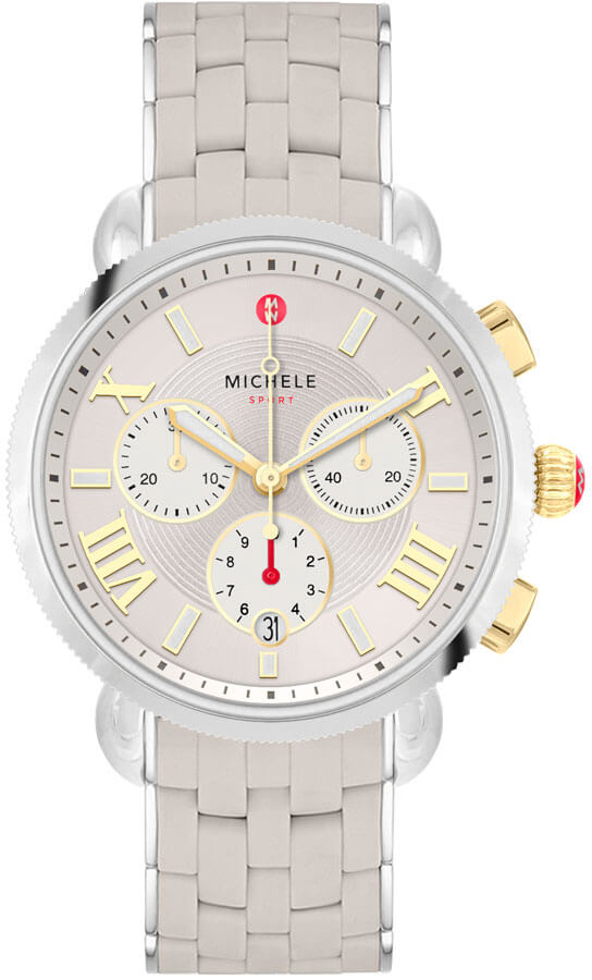 MWW01P000012 Michele Sporty Sport Sail Silicone-wrapped Stainless Steel ...