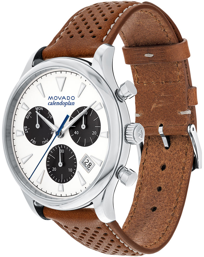 Buy Movado Heritage Calendoplan White 3650008