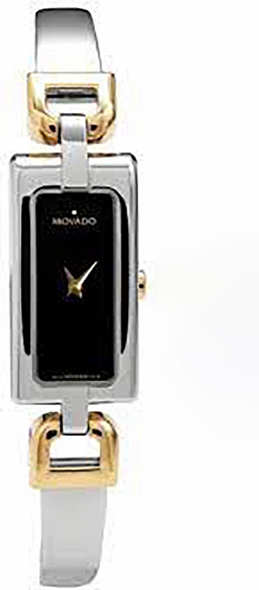 0605753 Movado Vivo Ladies Two Tone Black - AuthenticWatches.com
