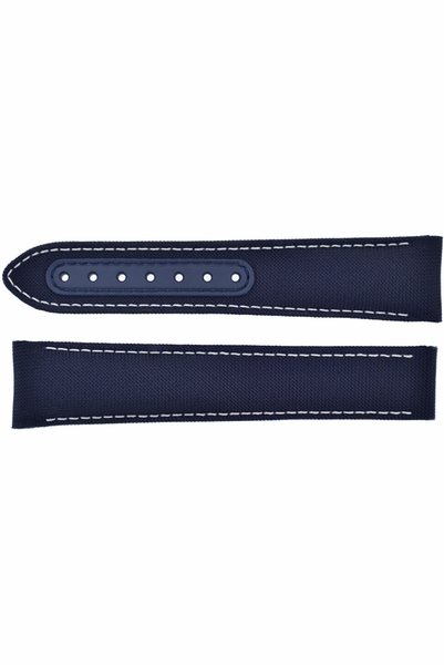 CWZ003833 | Omega 19mm Blue Coated Nylon Fabric Strap