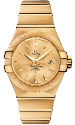 123.50.31.20.08.001 Omega Constellation Ladies Solid Gold Automatic Watch