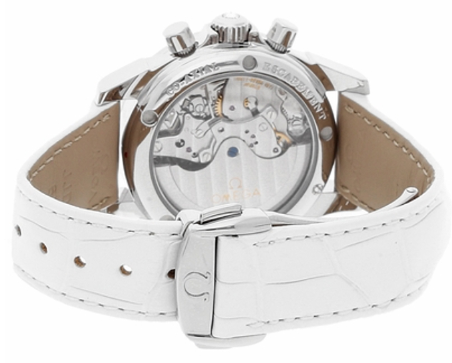 4679.75.36 Omega DeVille White Gold Diamonds Ladies Watch Chronograph