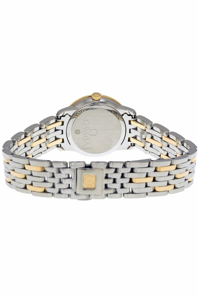 New Omega DeVille Prestige 424.20.24.60.58.001 2 Tone Watch Gold ...