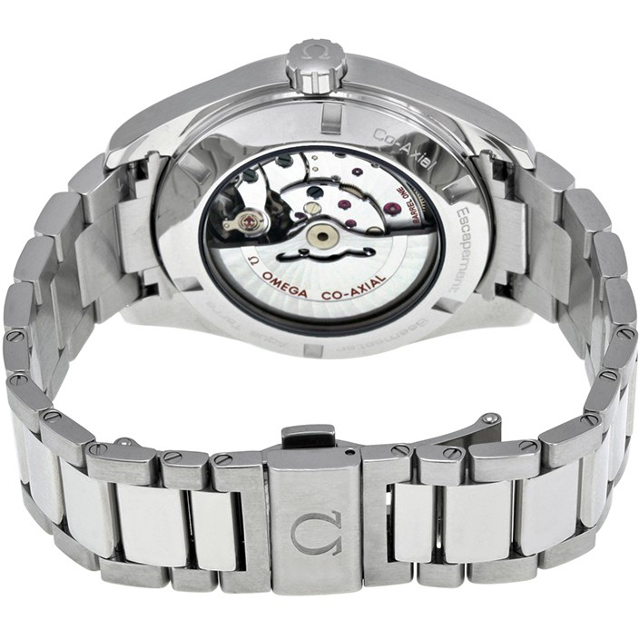 New Omega Seamaster Aqua Terra GMT 231.10.43.22.03.001 Steel Watch Blue ...