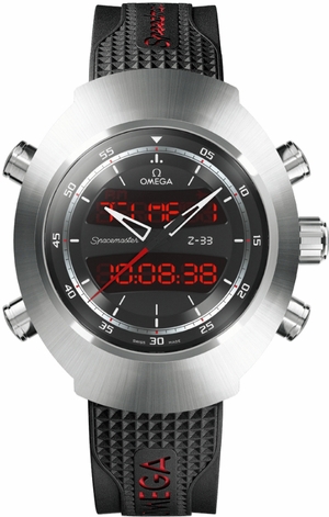 325.92.43.79.01.001 Omega Spacemaster Z33 Mens Quartz Watch