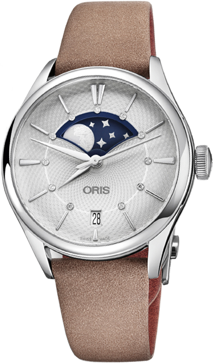 Oris Artelier Grande Lune, Date 76377234051LS-Beige