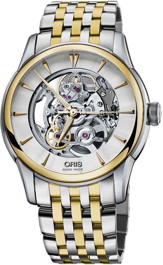 73476704351MB Oris Artelier Skeleton Mens Luxury Watch Sale