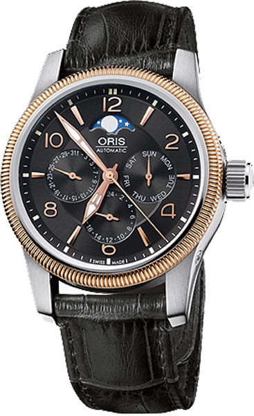 58276274364LS Oris Big Crown Complication Mens 40mm Two Tone Moonphase ...