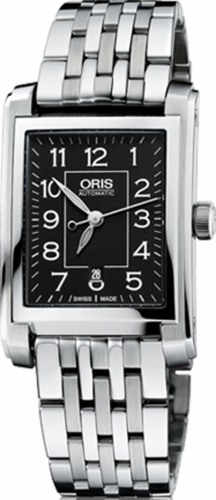 56176564034MB Oris Rectangular Date Womens Timepiece