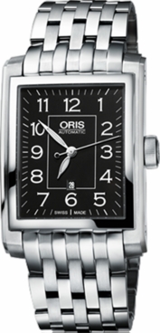 56176574034MB Oris Rectangular Date Mens Automatic Authentic Luxury Watch