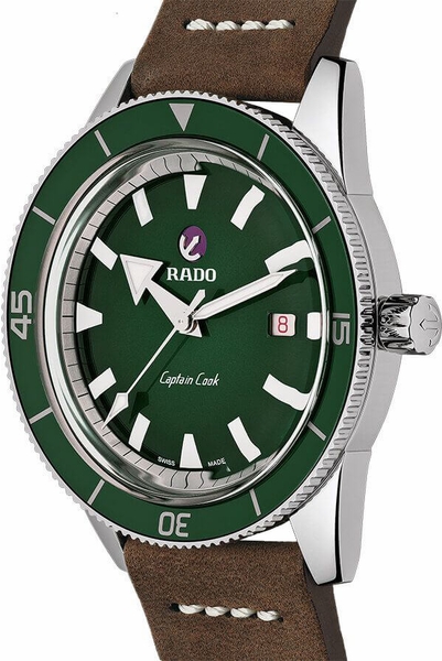 R32505315 Rado Captain Cook Automatic Green Dial 42mm Men's Watch
