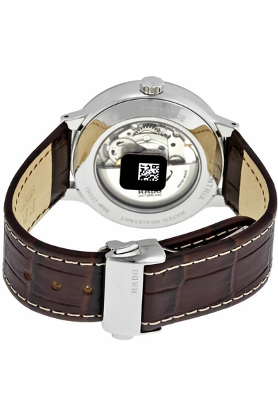 Rado Centrix Skeleton Dial Brown Leather 38mm Men's Watch R30179105