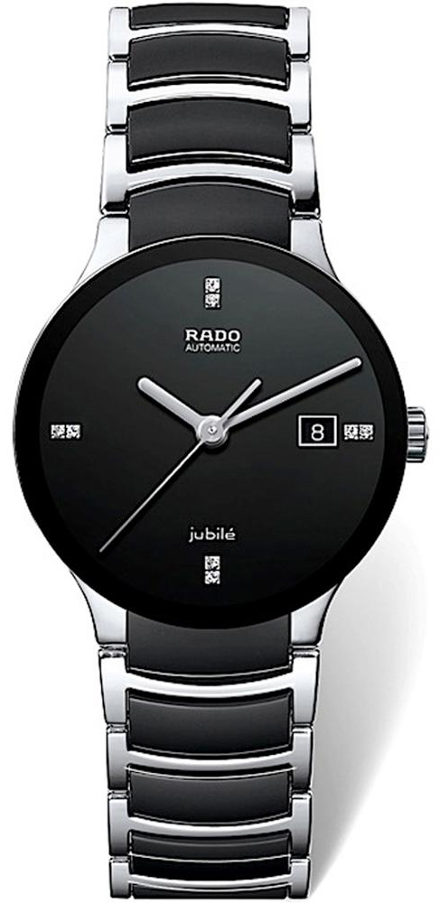 R30941702 Rado Centrix Jubile Mens Stainless Steel and Ceramic Quartz ...