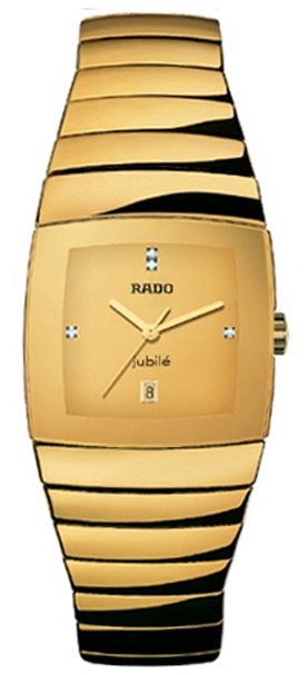 Rado Mens Sintra R13774702 Timepiece Gold Tone Ceramic Case & Bracelet ...