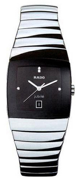 Rado Mens Sintra R13778702 Timepiece Platinum Tone Ceramic Case ...