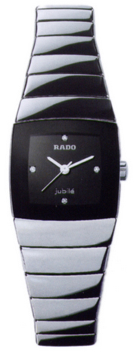 Rado Ladies Sintra R13780702 Timepiece Platinum Tone Ceramic Case ...