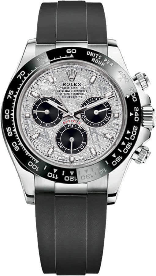 116519LN-0038 Rolex Cosmograph Daytona 18k White Gold Mens Watch