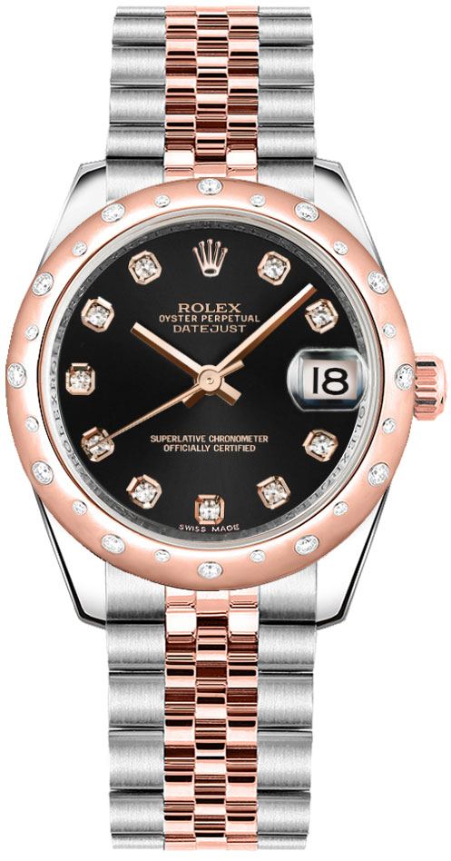 178341-BLKDJ Rolex Datejust 31 Women's Watch