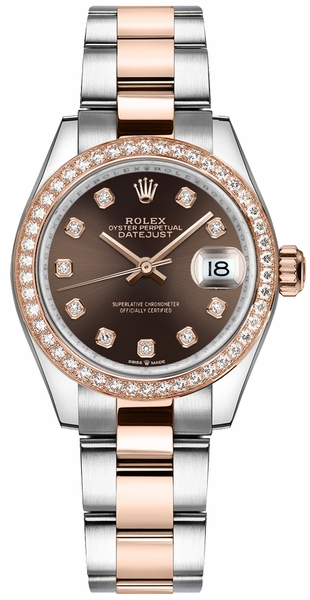 Rolex Datejust 31 Chocolate Diamond Women's Watch 278381RBR