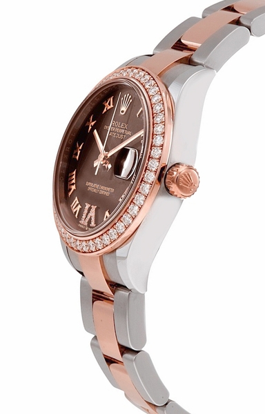 Rolex Datejust 31 Chocolate Diamond Women's Watch 278381RBR
