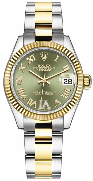 278273-0015 Rolex Datejust 31 Oystersteel and Yellow Gold Womens Watch