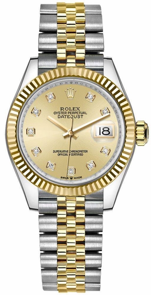 278273-0026 Rolex Datejust 31 Oystersteel and Yellow Gold Womens Watch
