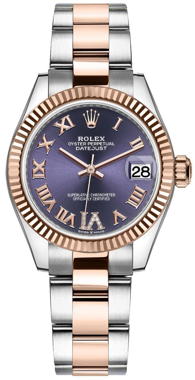 278271-0019 Rolex Datejust 31 Oystersteel and Everose Gold Womens Watch
