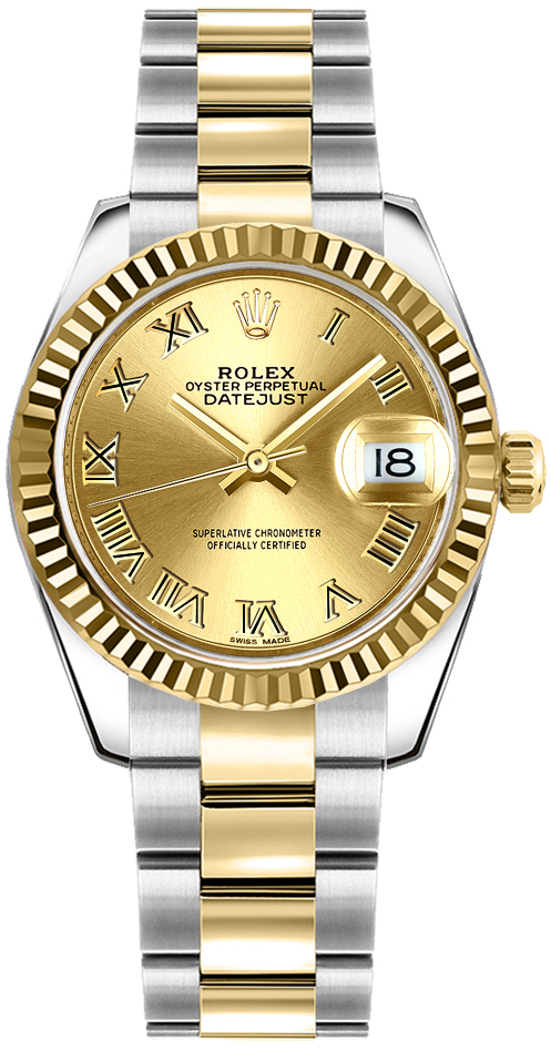 178273 Rolex Datejust Yellow Gold Jubilee Bracelet Unisex Automatic Watch