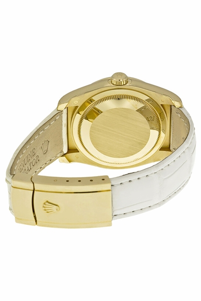 116188 White Mother of Pearl Diamond Dial Watch for Sale