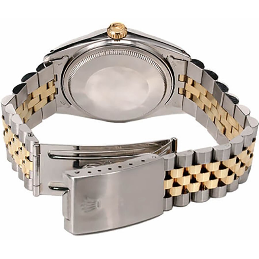 16013 Rolex Datejust 36 Diamond Champagne Dial Watch